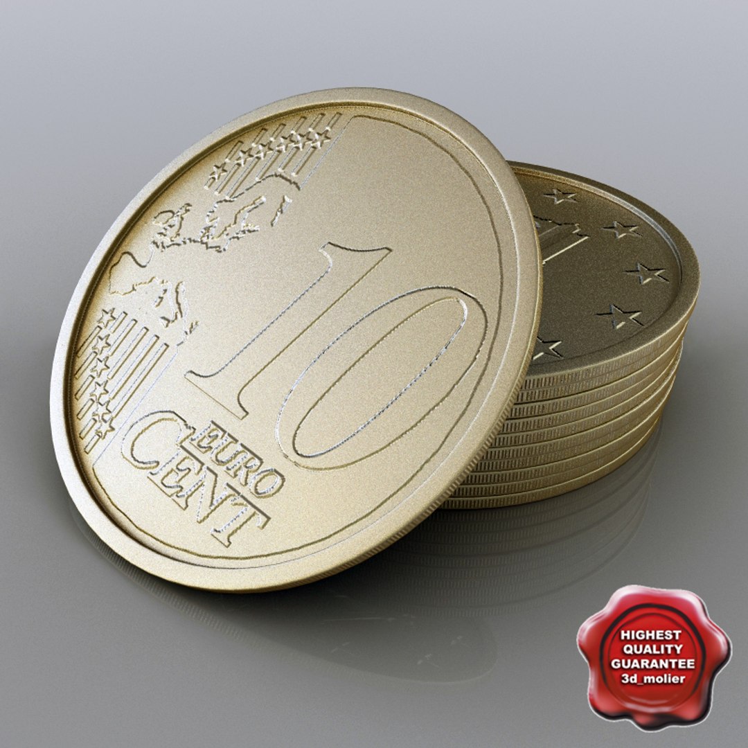 3d Model 10 Euro Cent