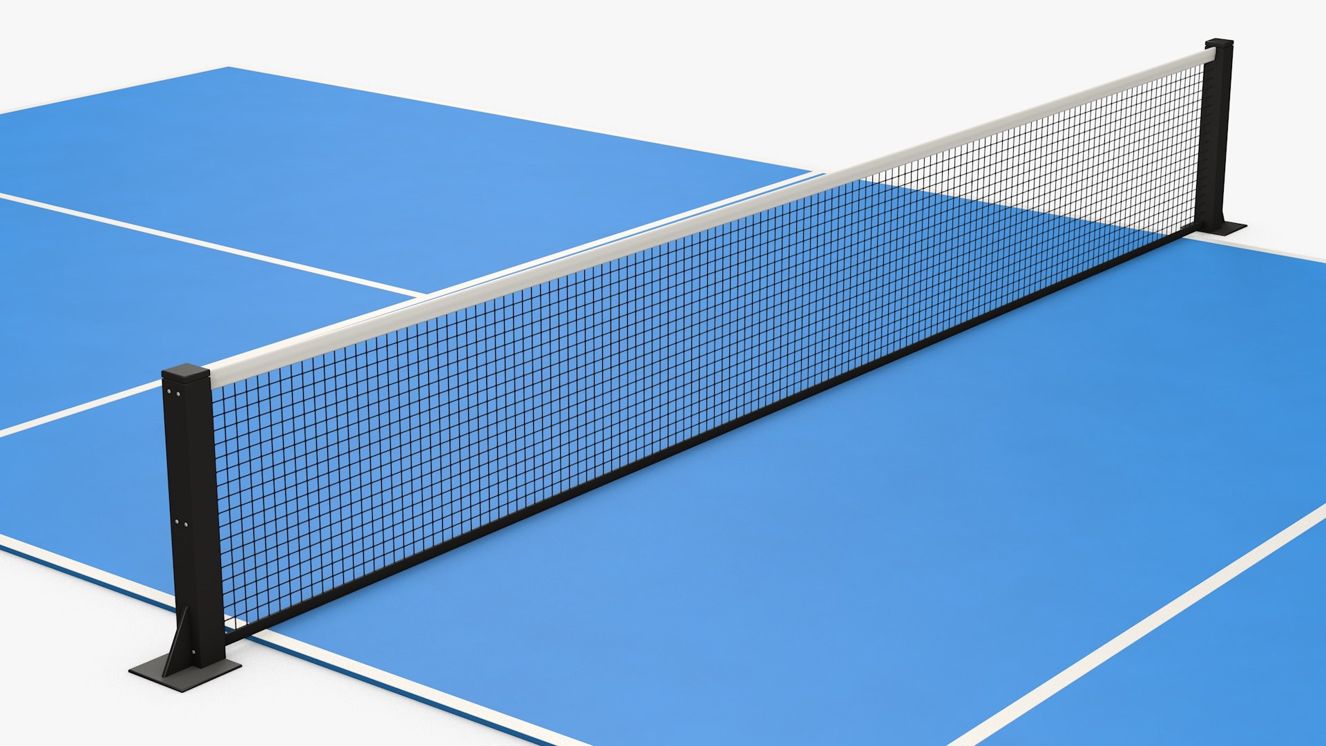 Pickleball Court Model - TurboSquid 2290425