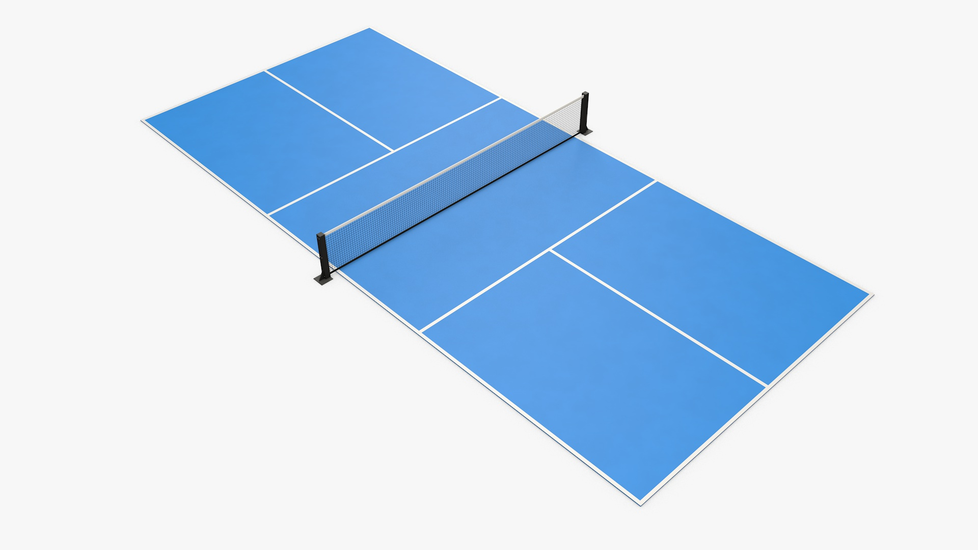 Pickleball Court Model - TurboSquid 2290425