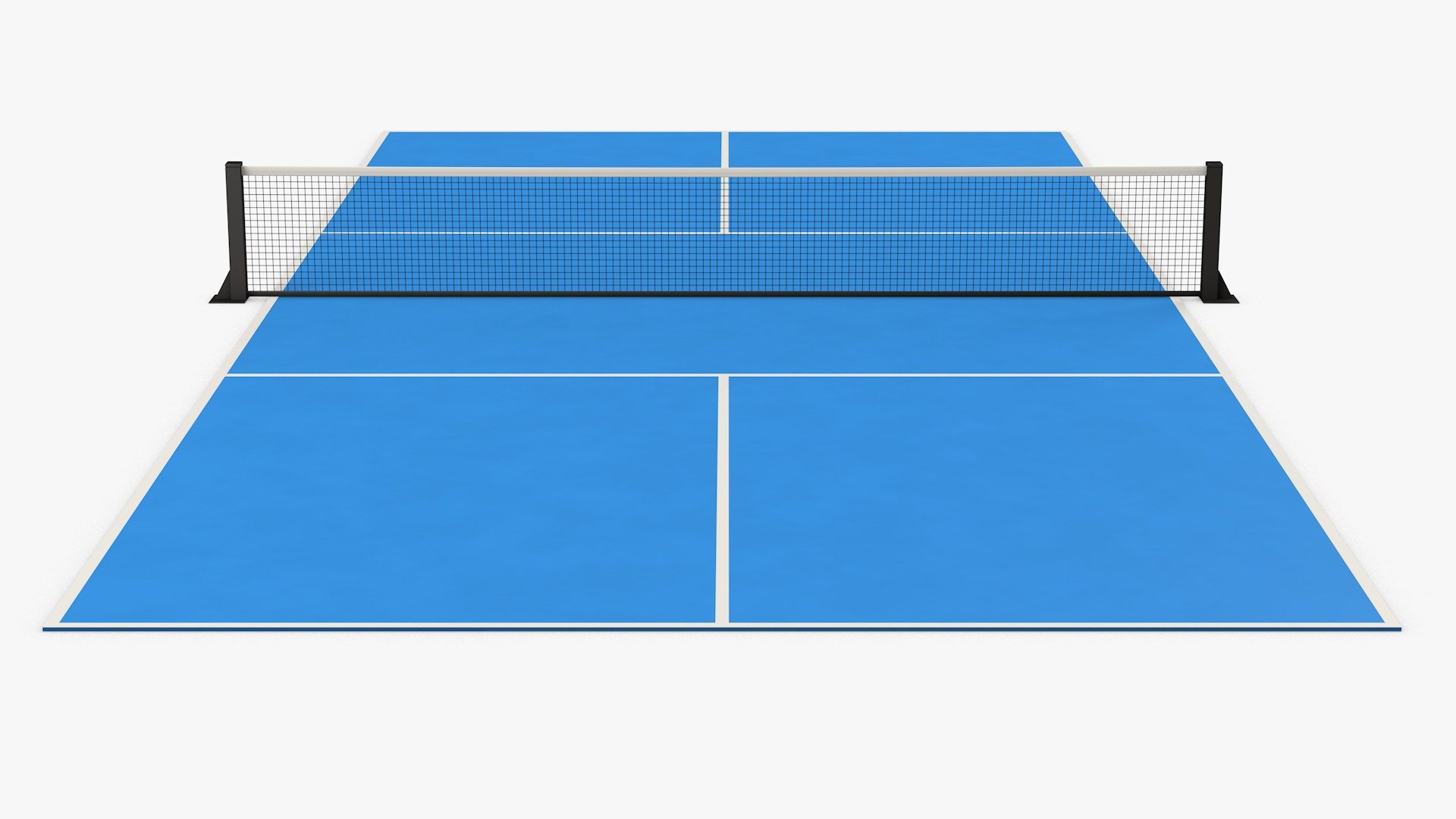 Pickleball Court Model - TurboSquid 2290425