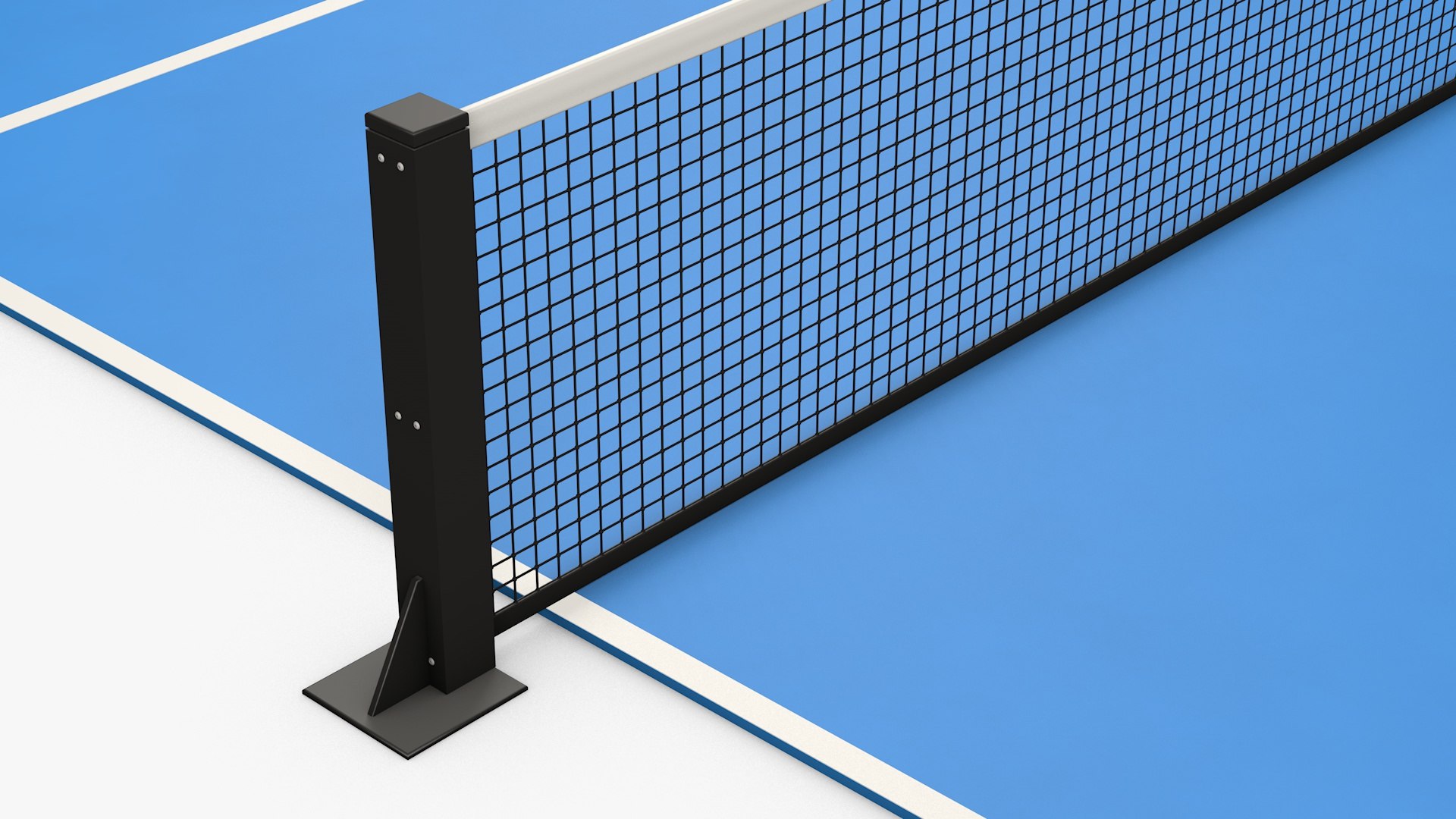 Pickleball Court Model - TurboSquid 2290425