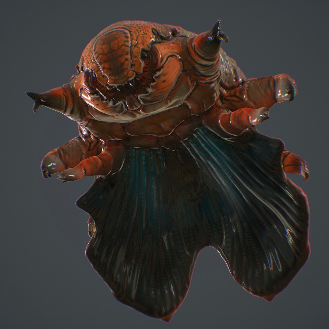 Microscopic Bug Tardigrade 3D - TurboSquid 2077393
