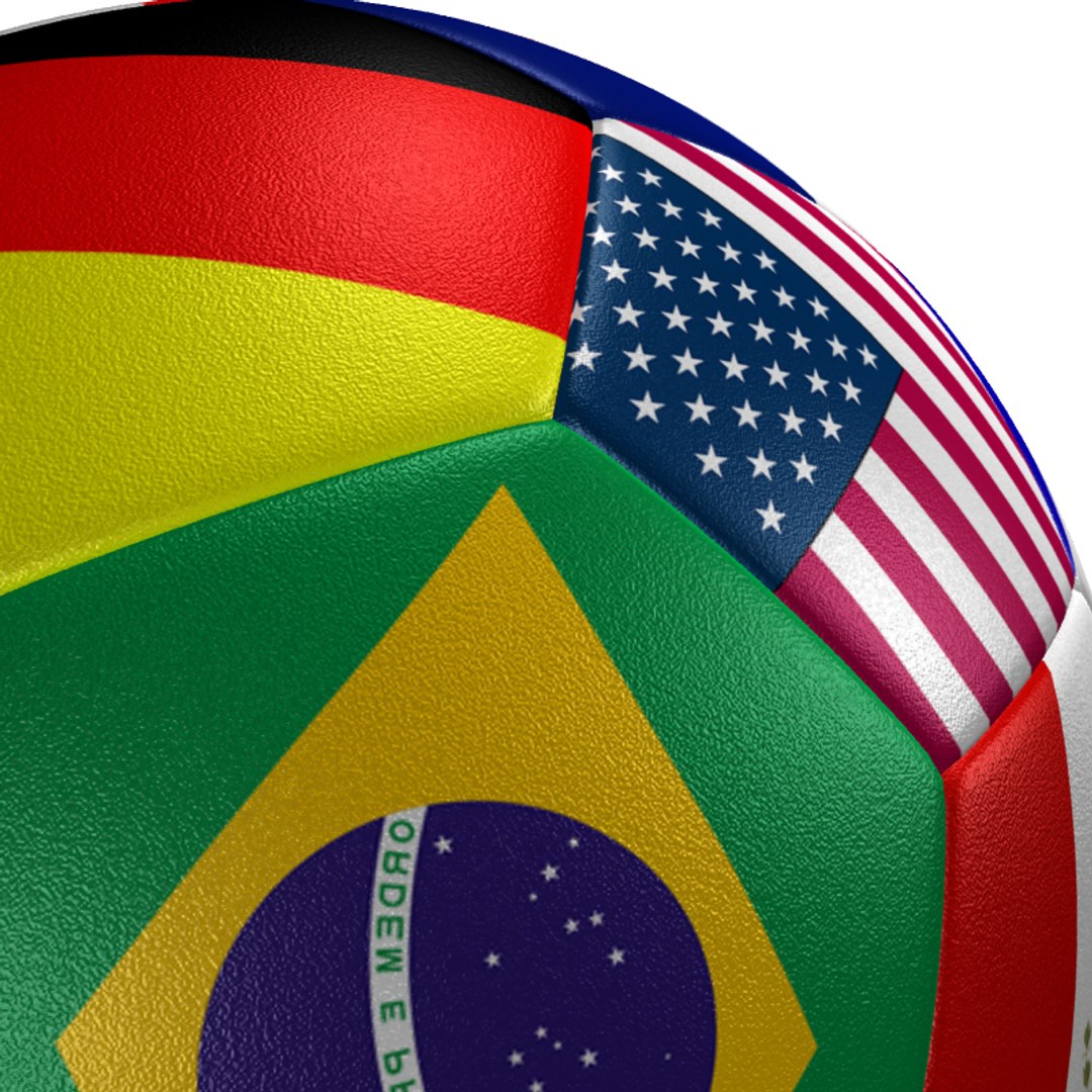 3d Soccer Ball Flag