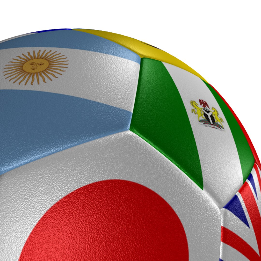 3d Soccer Ball Flag