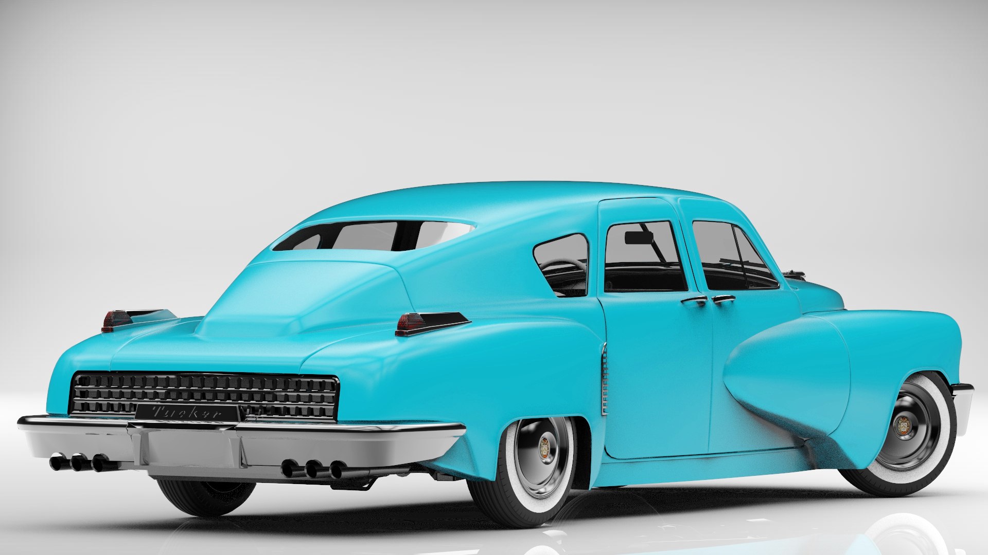 Tucker Torpedo 1948 3d Model