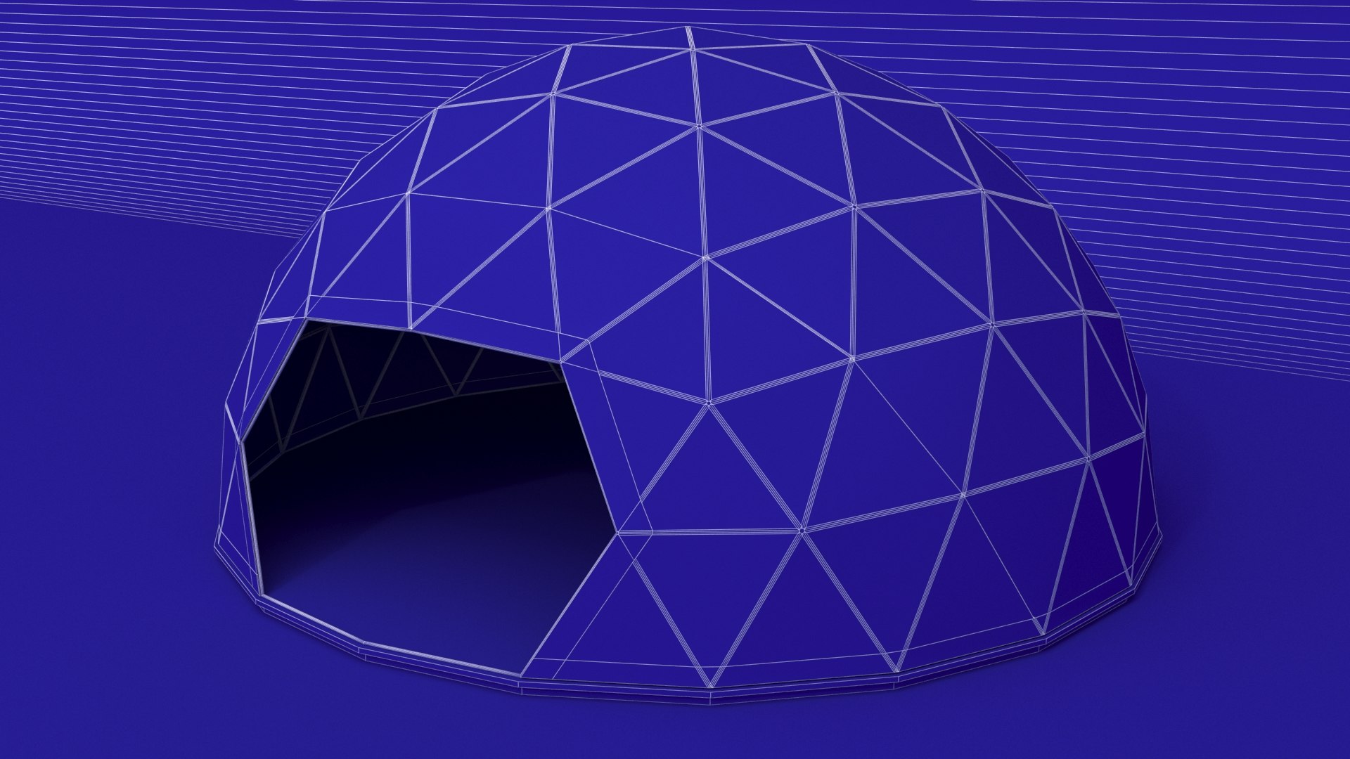 3D Model Dome Awning 10m - TurboSquid 1878954