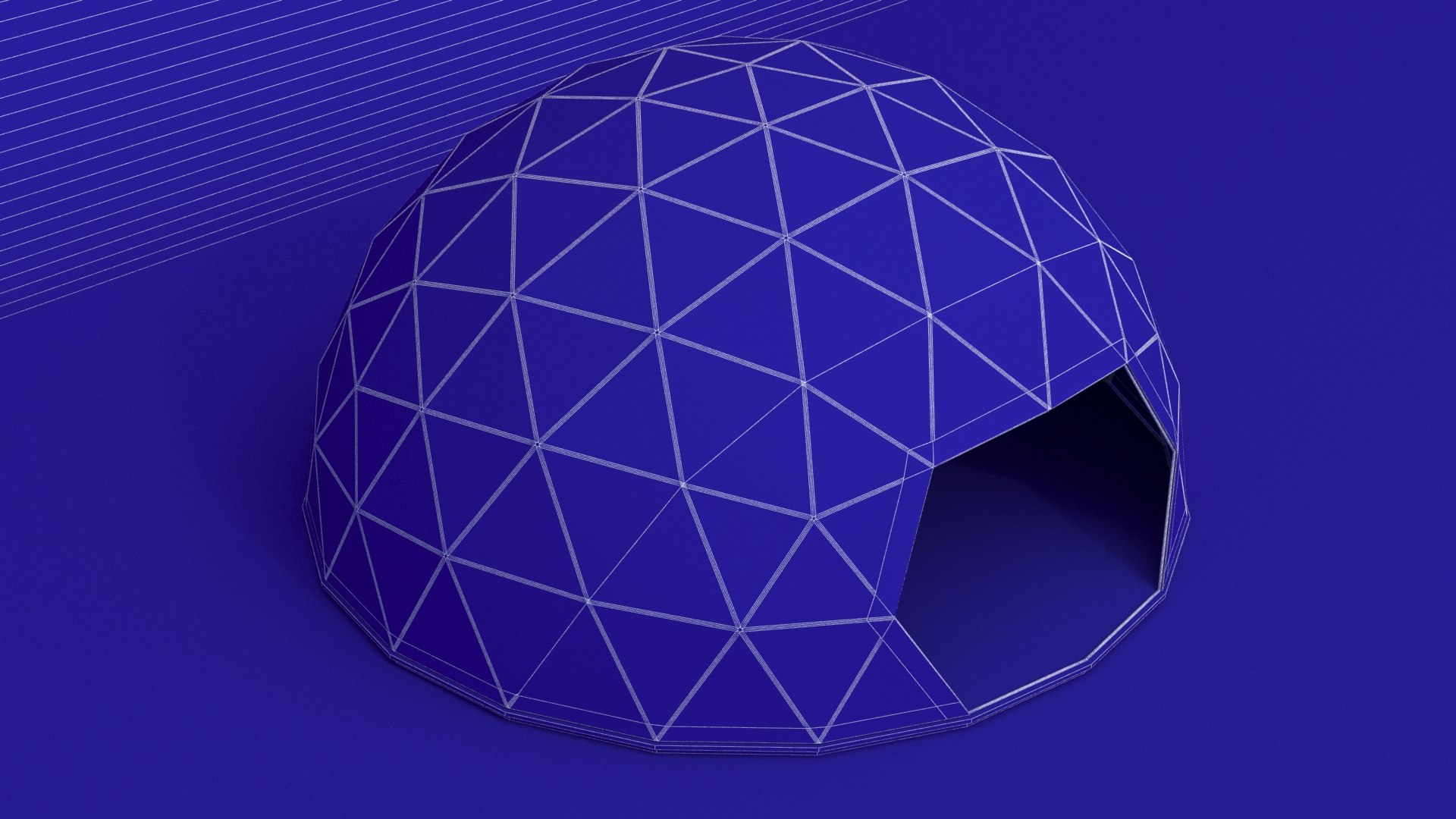 3D Model Dome Awning 10m - TurboSquid 1878954