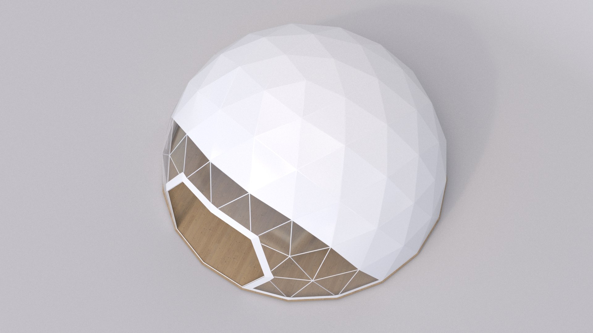 3D Model Dome Awning 10m - TurboSquid 1878954