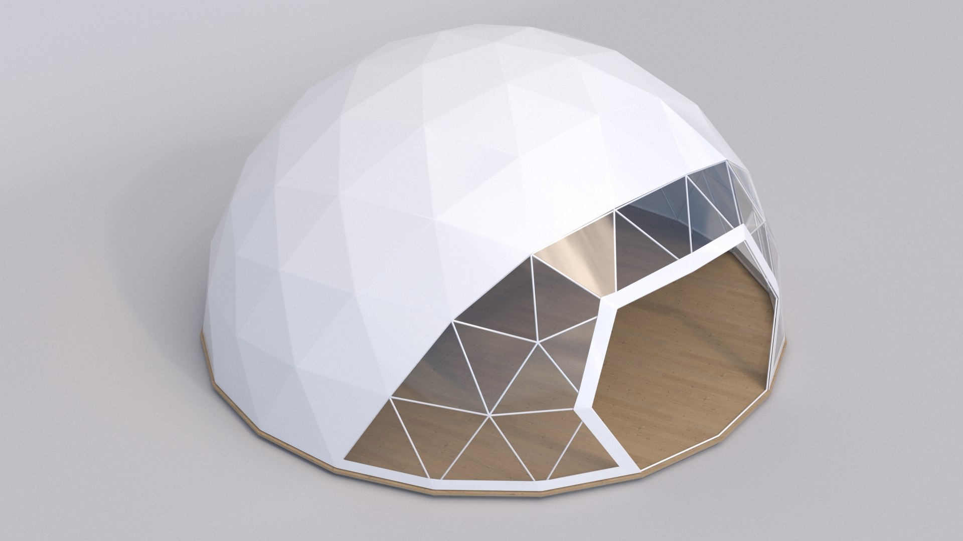 3D Model Dome Awning 10m - TurboSquid 1878954