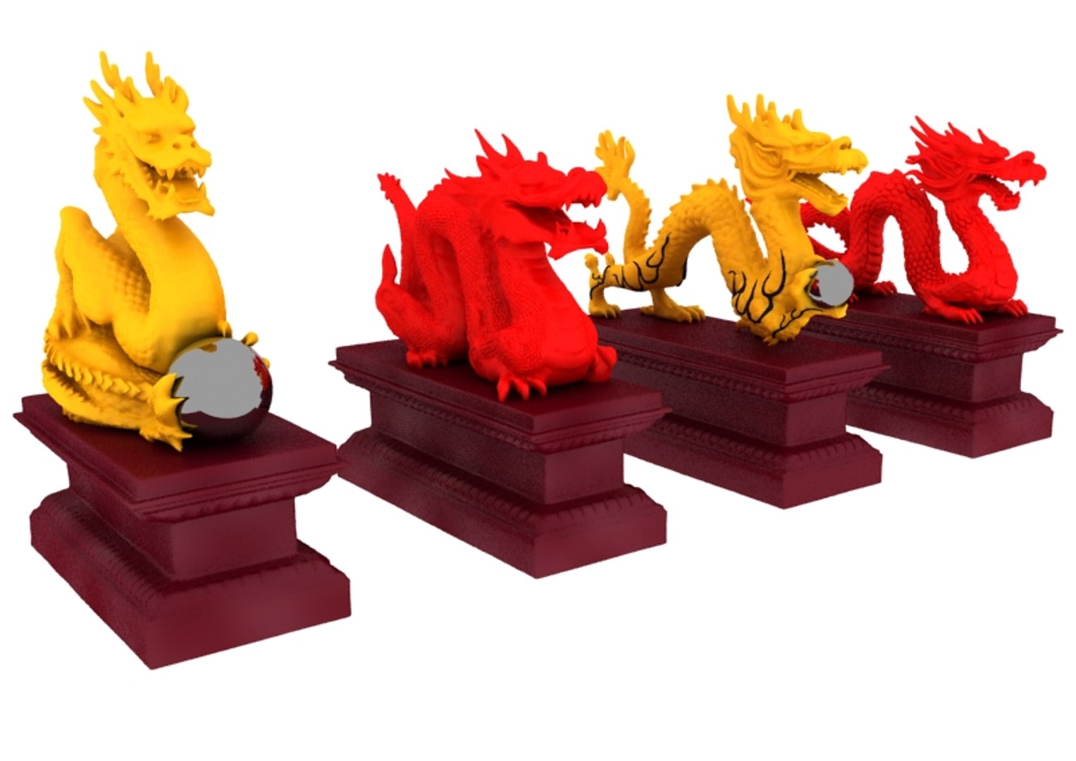 3d 4 Dragon