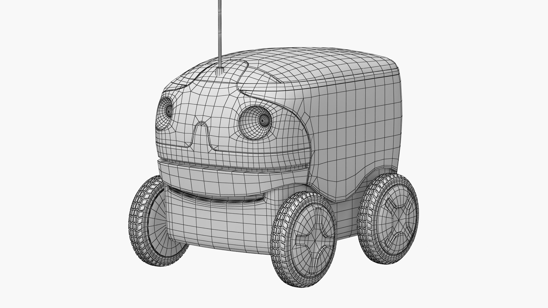 Delivery Bot Deliver 3D Model - TurboSquid 1595499