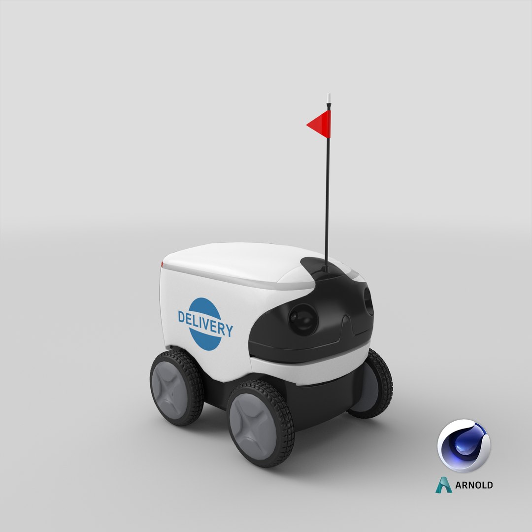 Delivery Bot Deliver 3D Model - TurboSquid 1595499