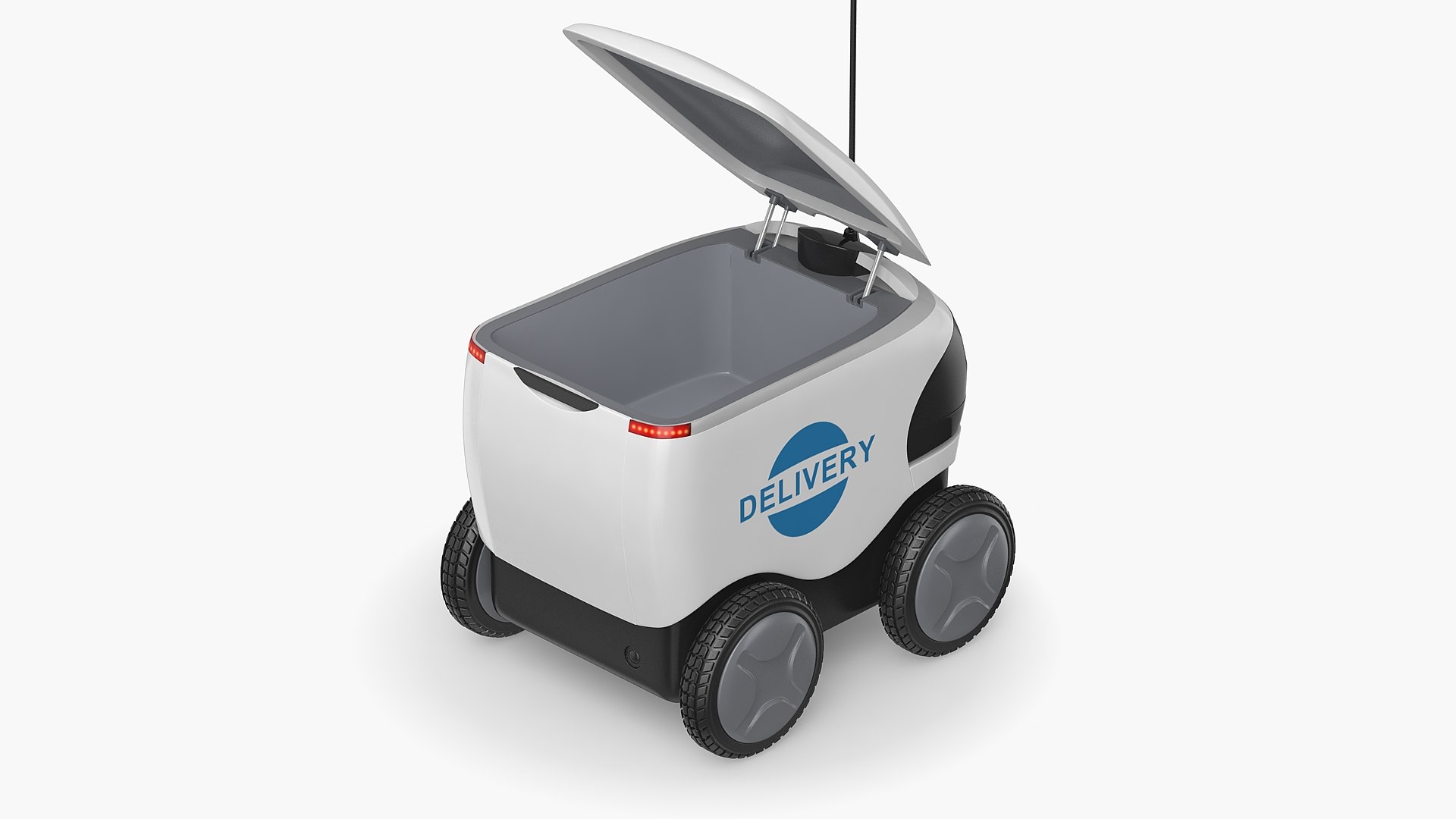 Delivery Bot Deliver 3D Model - TurboSquid 1595499