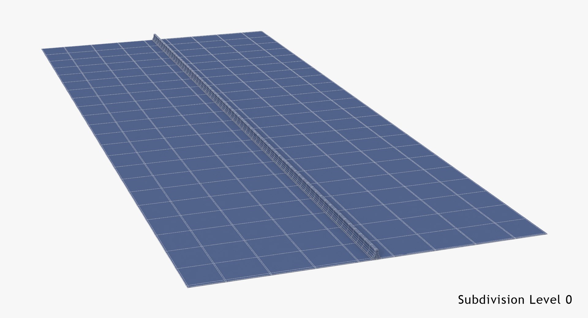3d 6 Lane Highway Straight