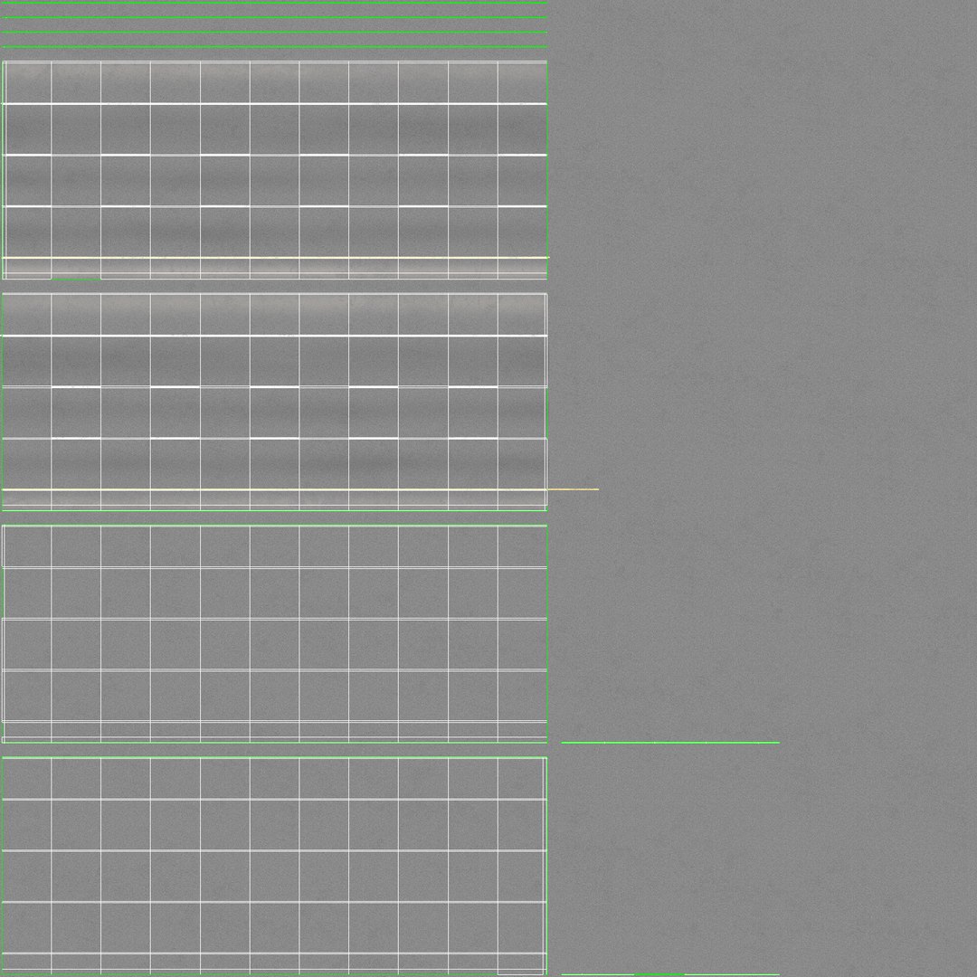 3d 6 Lane Highway Straight