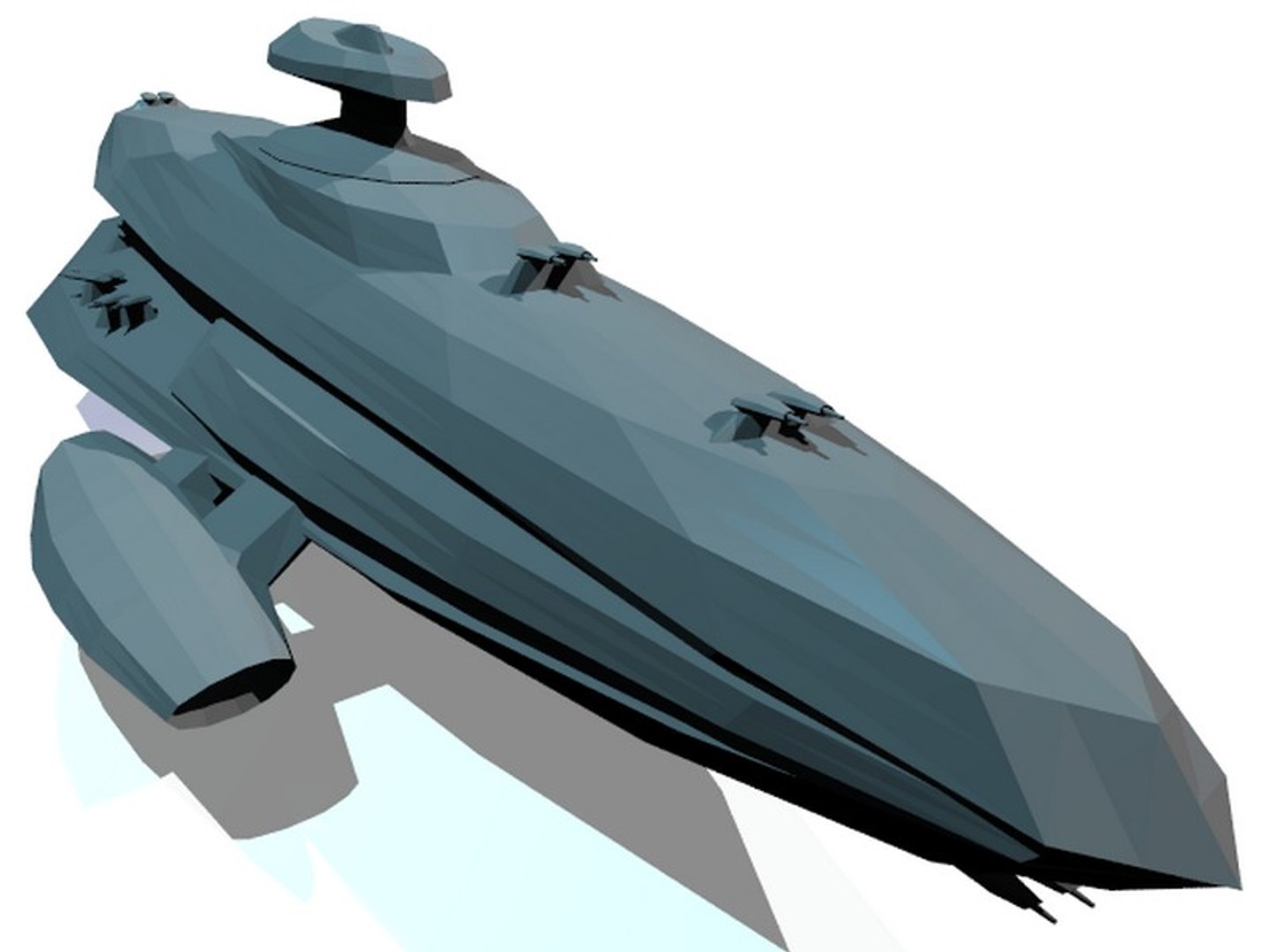 Capital Spaceship Ships 3d 3ds