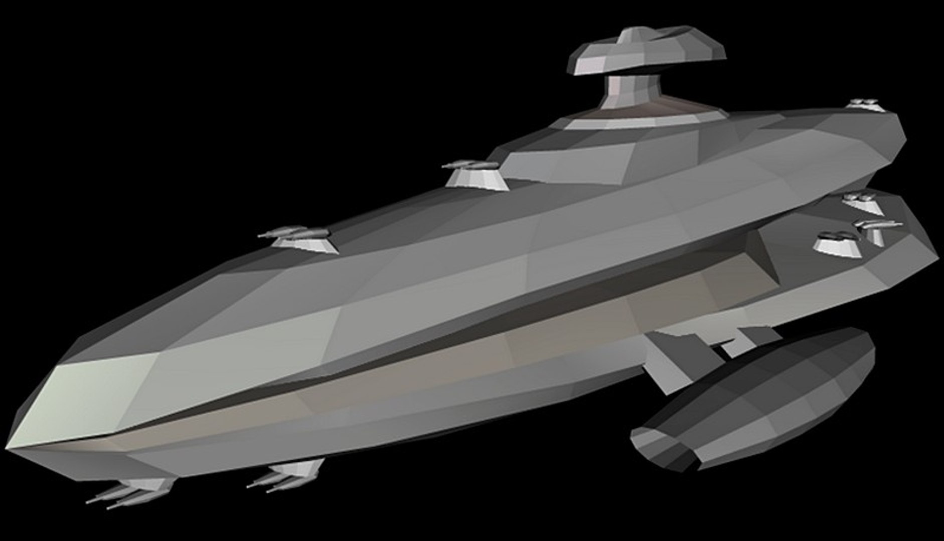 Capital Spaceship Ships 3d 3ds