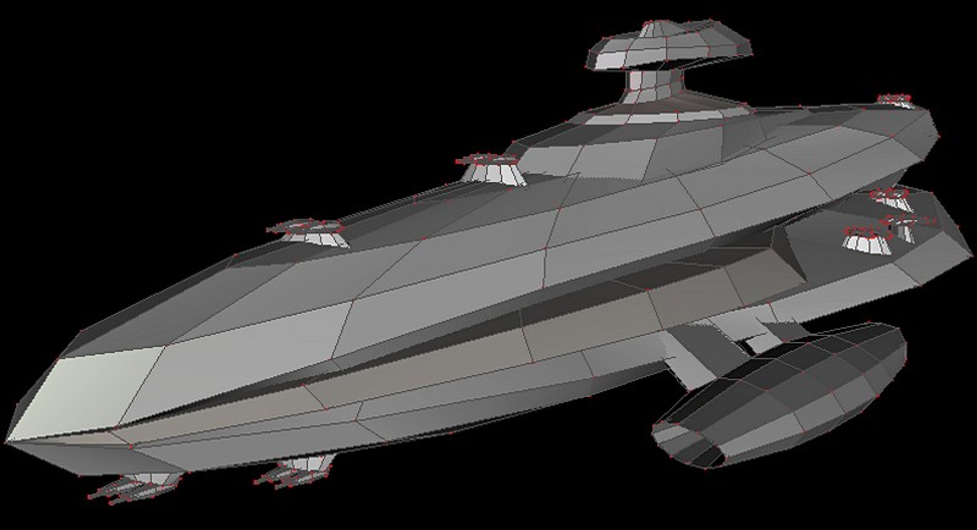 Capital Spaceship Ships 3d 3ds