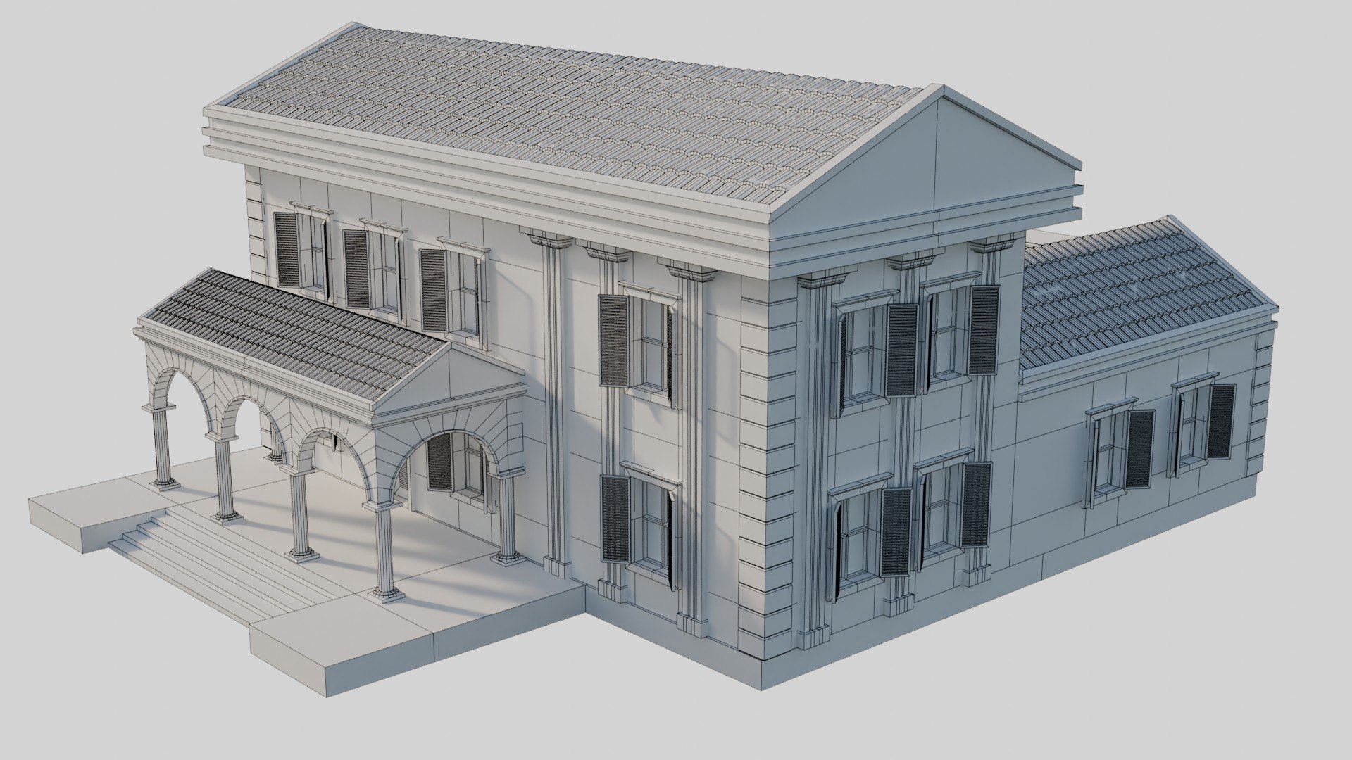 Ancient Roman House 02 3D Model - TurboSquid 2189310