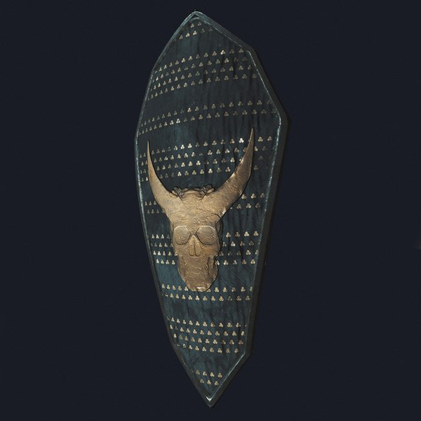 3D model Skeleton Shield - TurboSquid 1751030