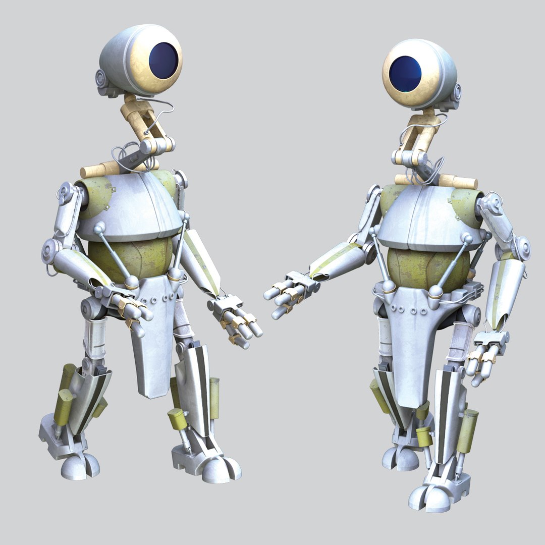 3D Pk-4 Worker Droid Star Wars - TurboSquid 1194963