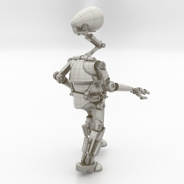 3D pk-4 worker droid star wars - TurboSquid 1194963