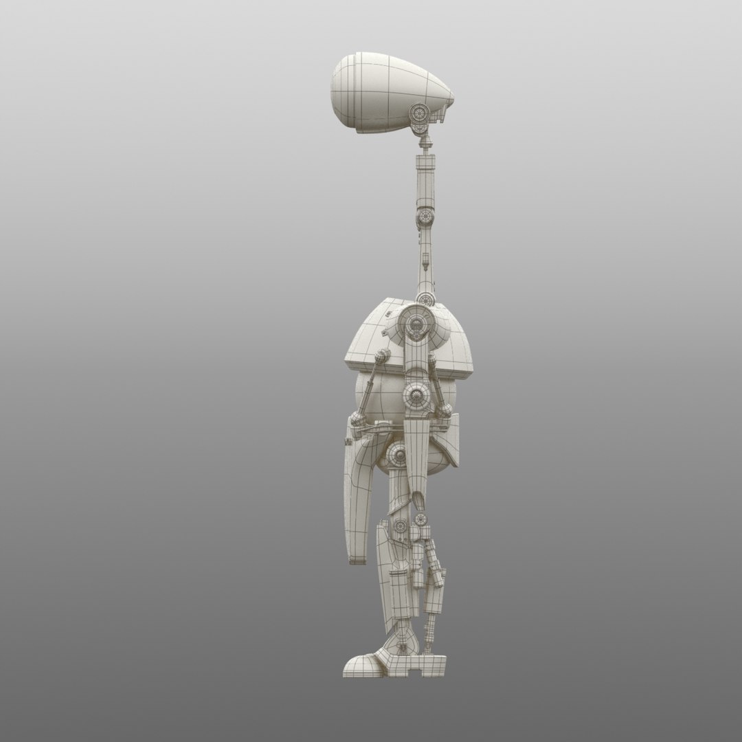 3D Pk-4 Worker Droid Star Wars - TurboSquid 1194963