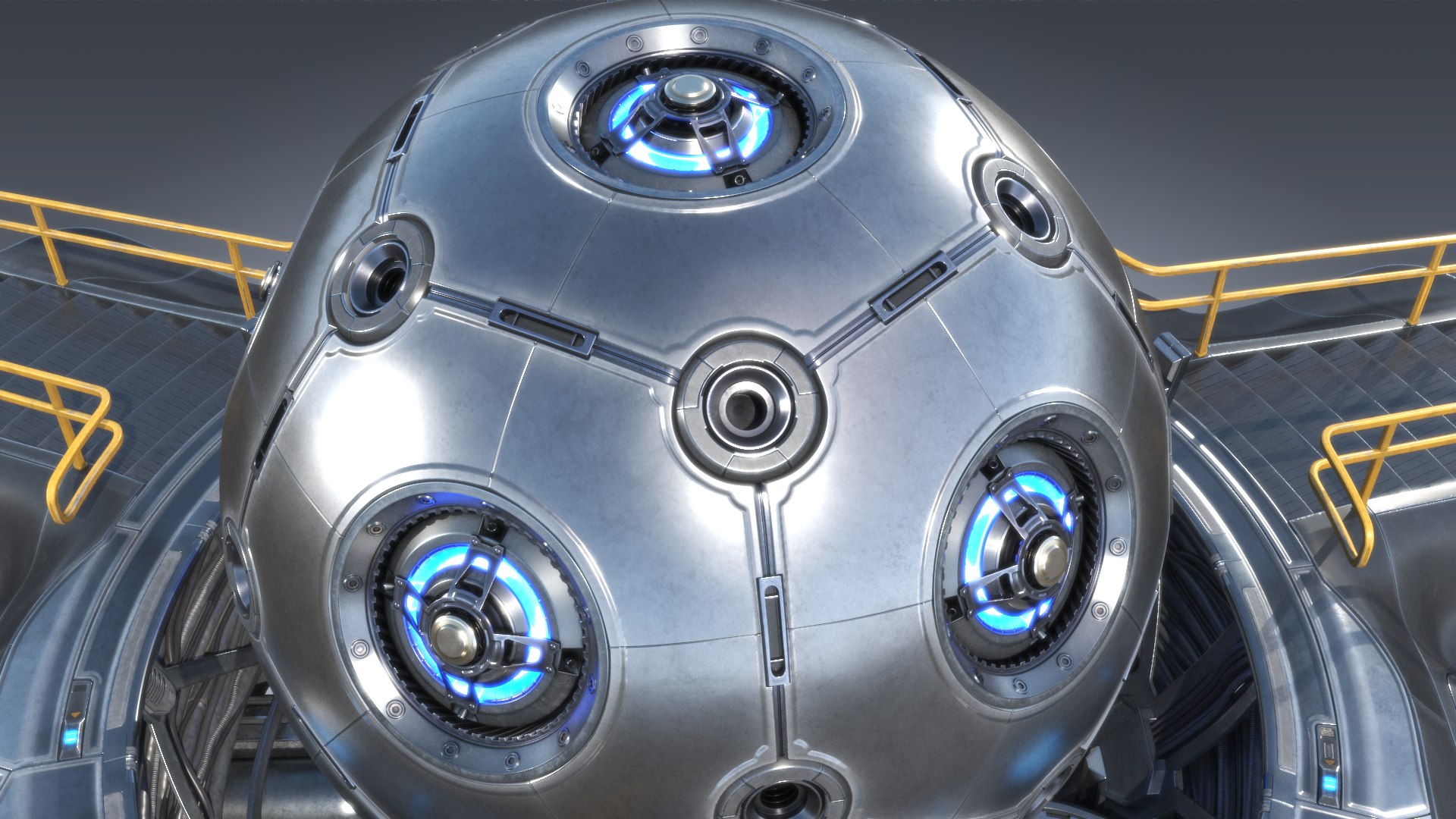 3D Sci-fi Hyper Core Pbr - TurboSquid 1635040