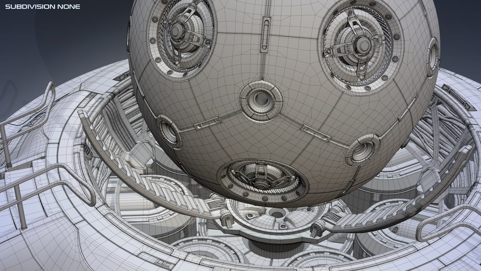 3D Sci-fi Hyper Core Pbr - TurboSquid 1635040