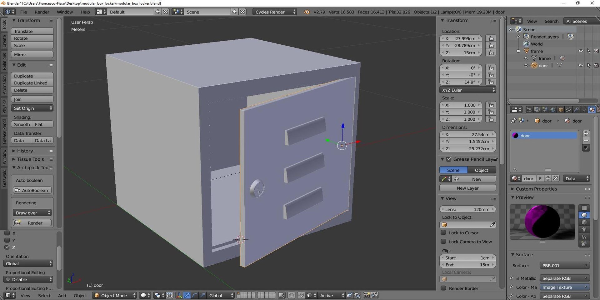 Modular Box Locker 3D - TurboSquid 1378281