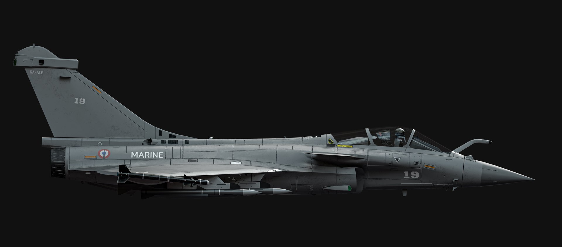 Rafale-M 3D Model - TurboSquid 1750070