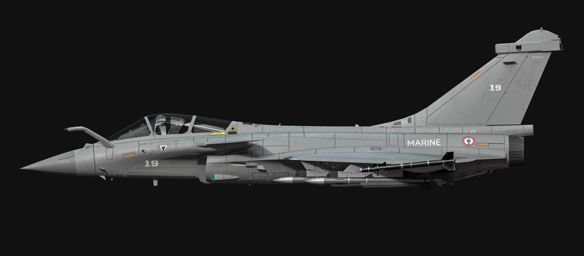 Rafale-M 3D Model - TurboSquid 1750070