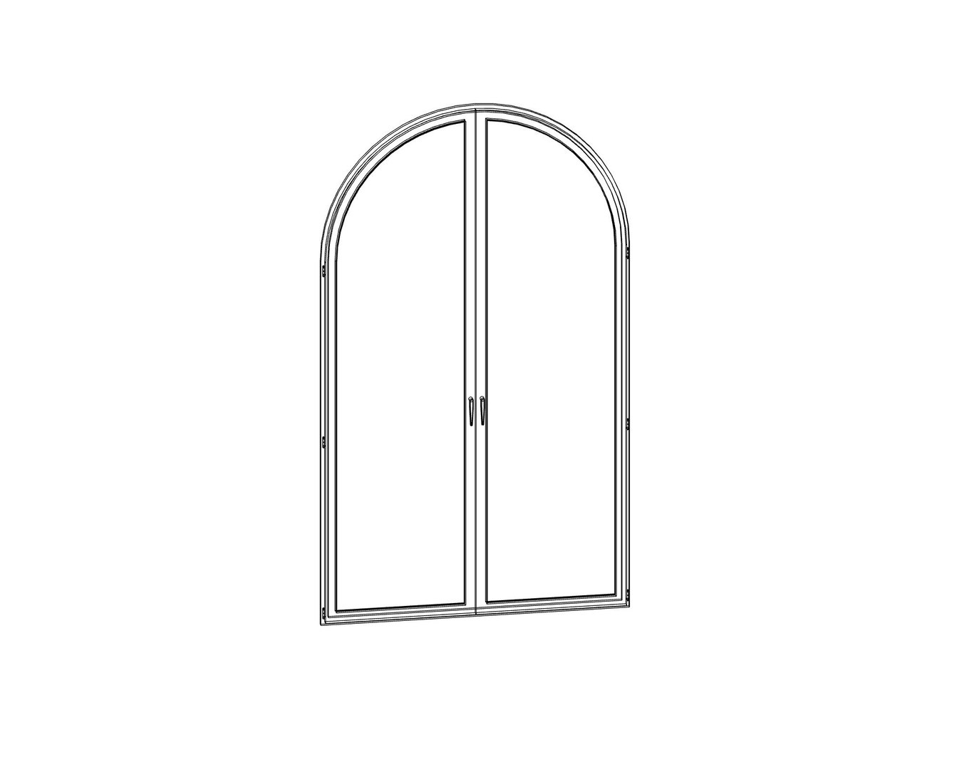 3D Window Arc Model - TurboSquid 2133788