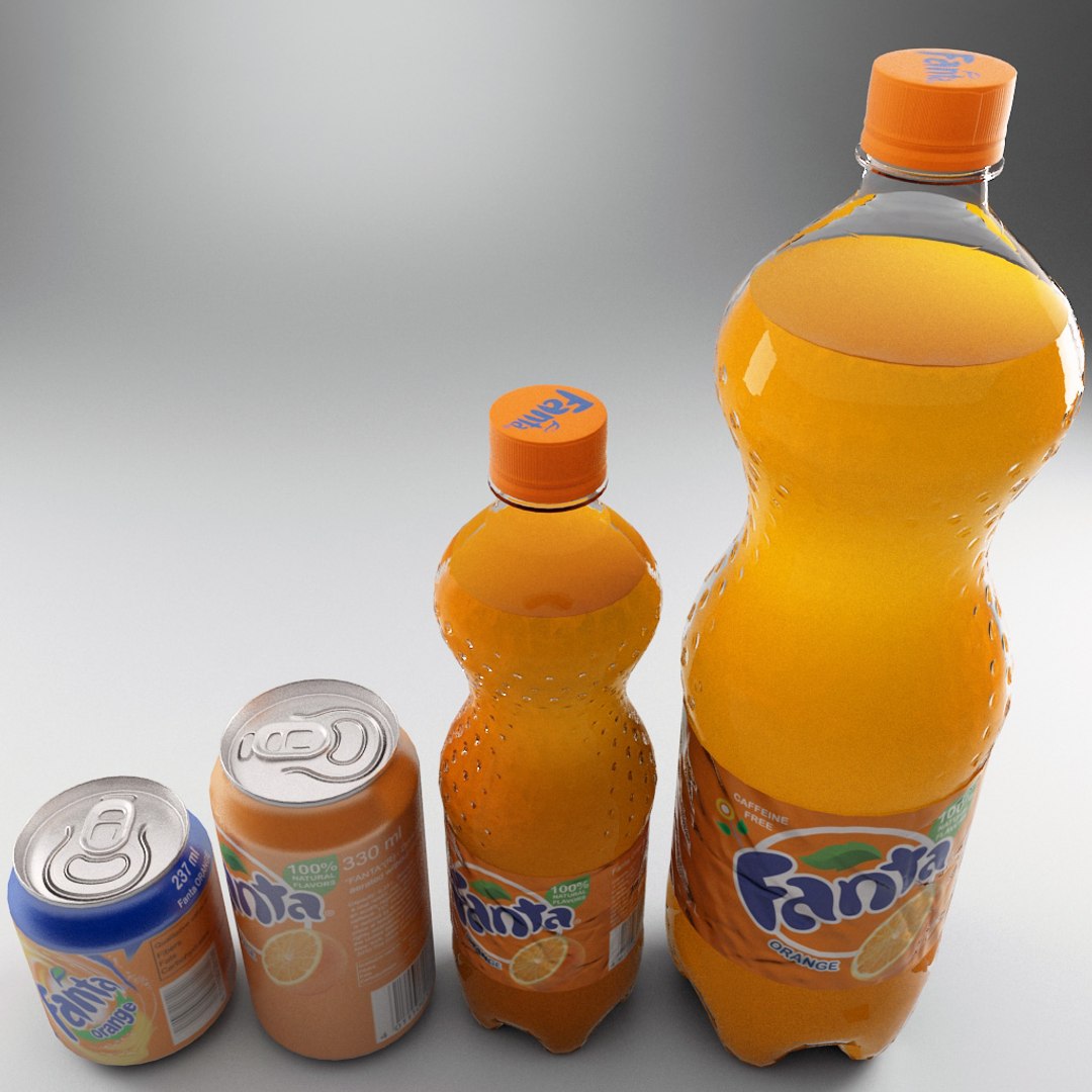 set fanta 3d model
