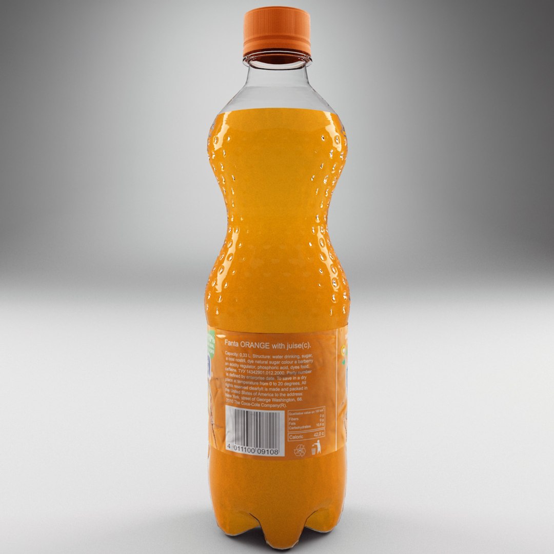 set fanta 3d model