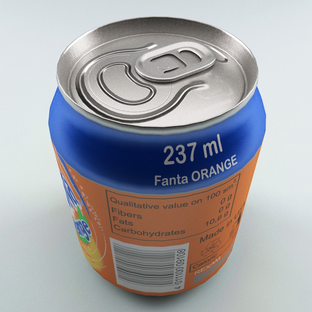 set fanta 3d model