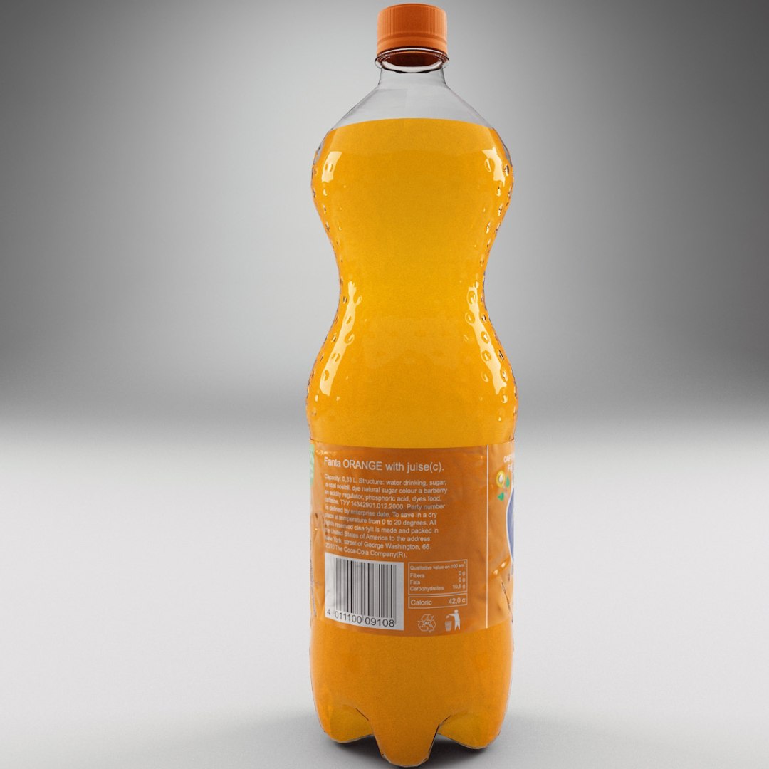 set fanta 3d model