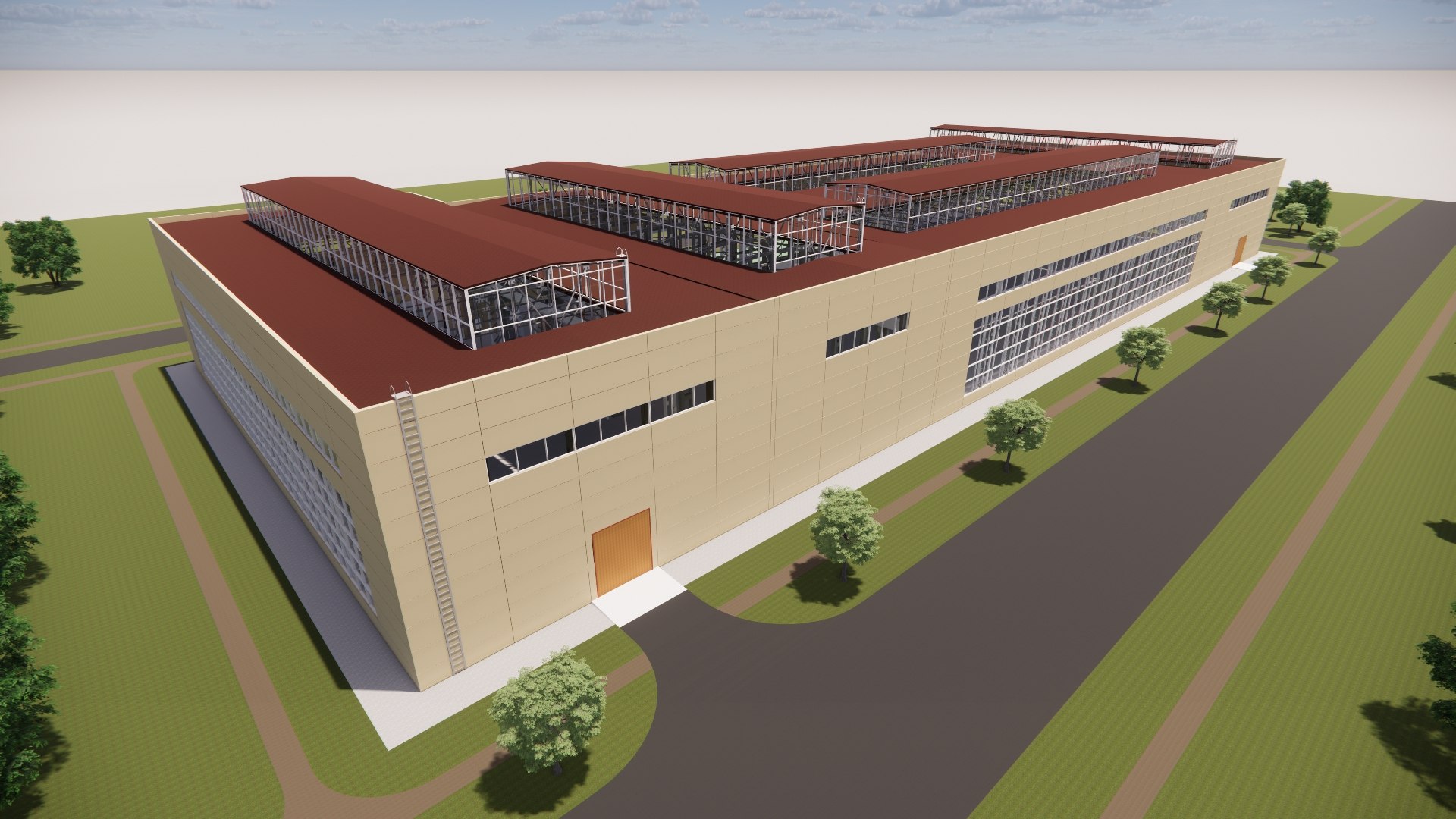 Warehouse Building 3D Model - TurboSquid 2401442