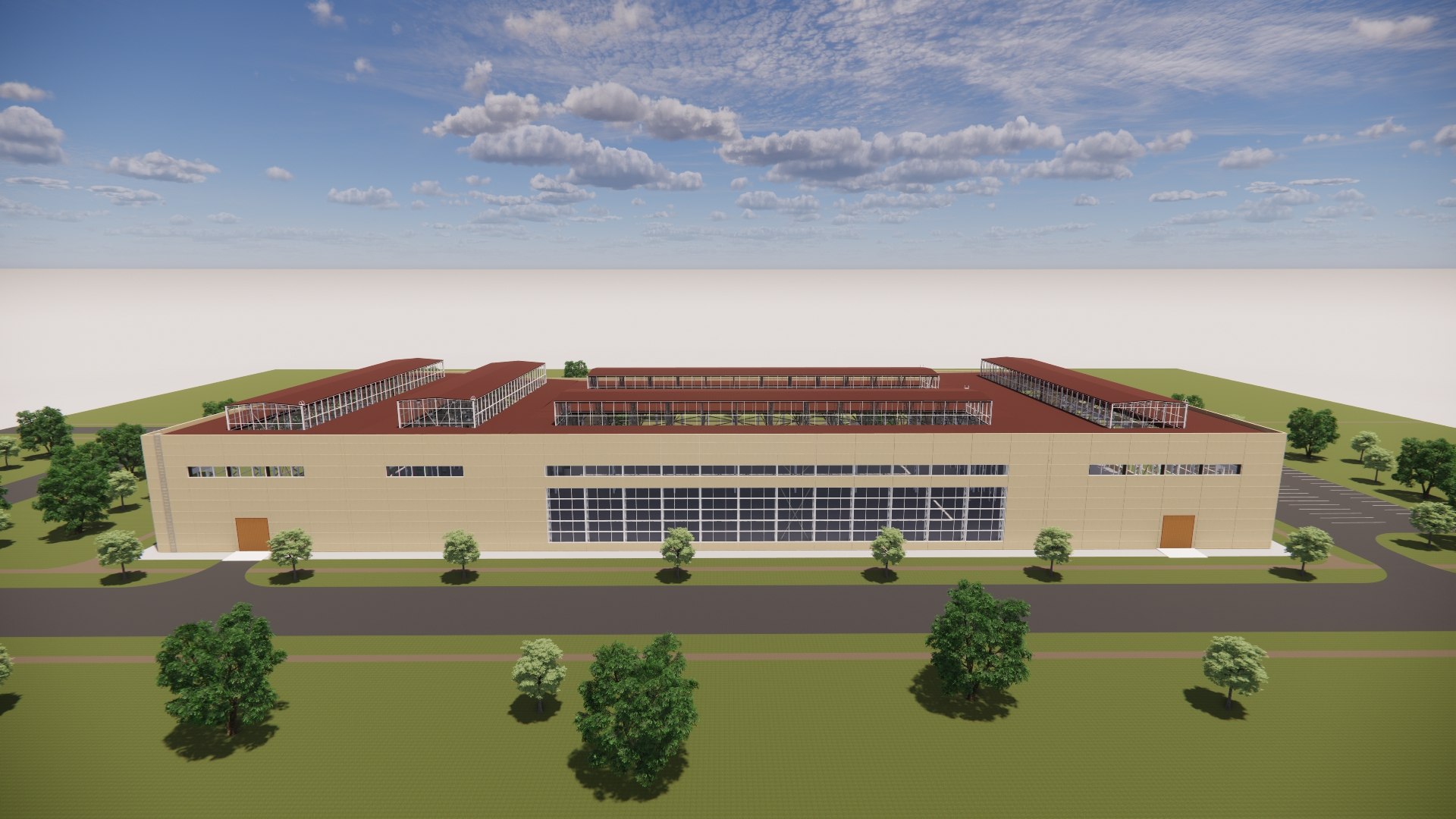 Warehouse Building 3D Model - TurboSquid 2401442