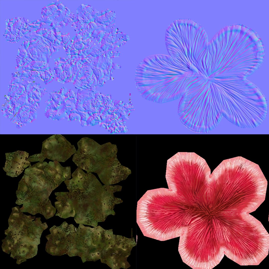 - Coral Reef Rigged 3d Model