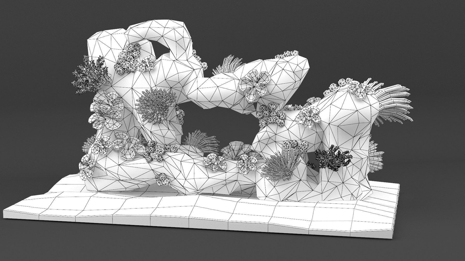 - Coral Reef Rigged 3d Model