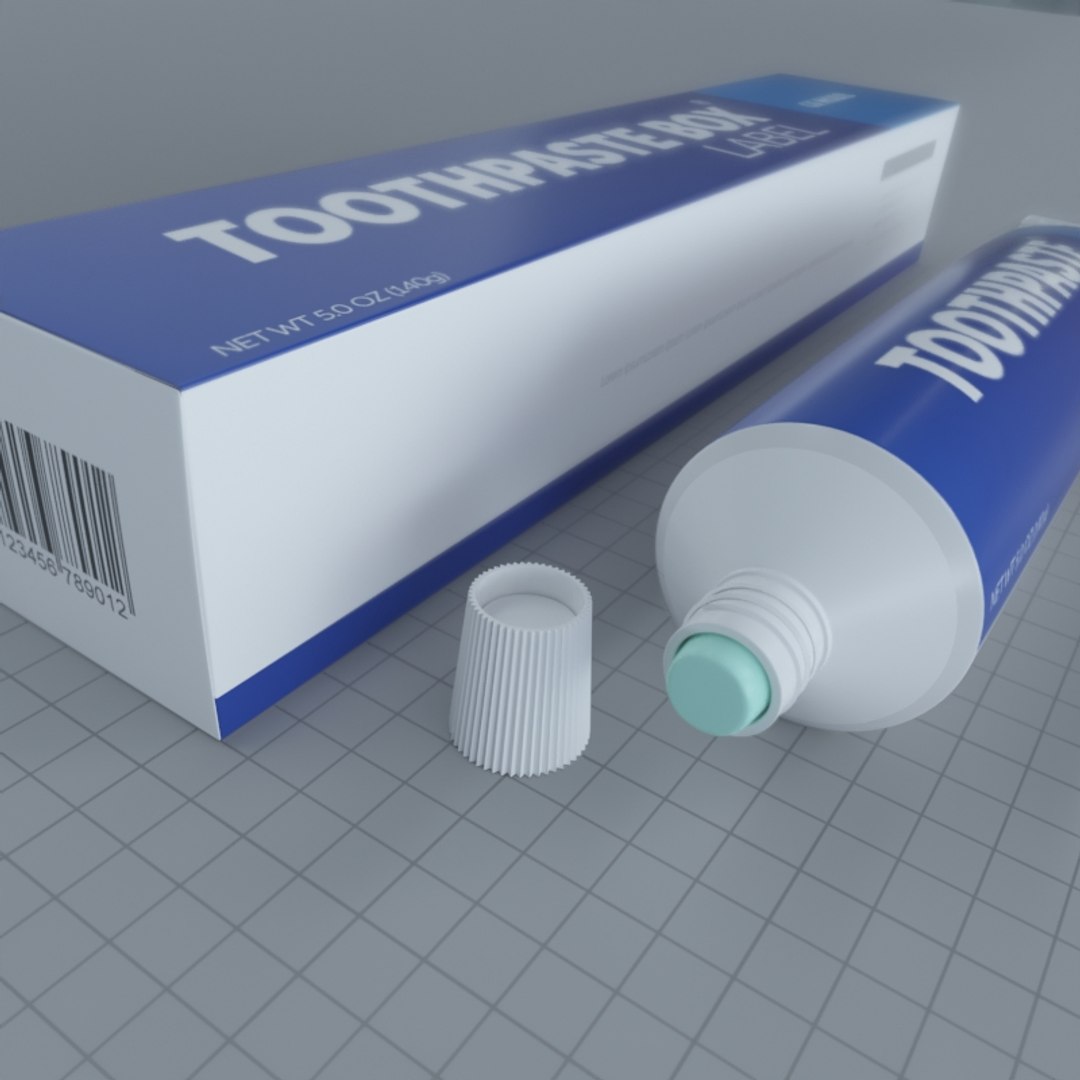Paste Box 3D - TurboSquid 1577084