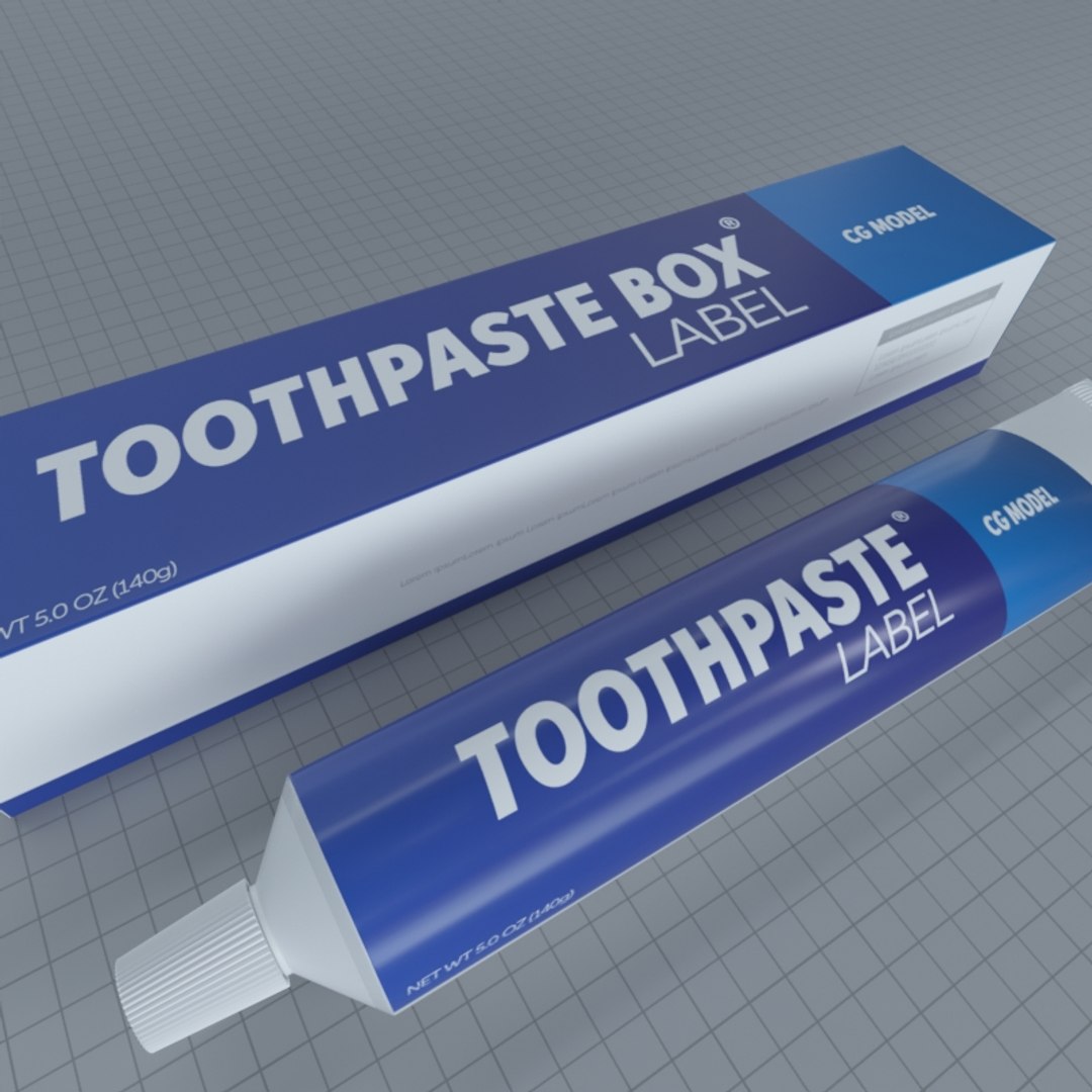 Paste Box 3D - TurboSquid 1577084