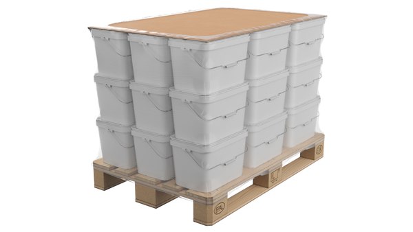 modelo 3d Palet envuelto con cubos - TurboSquid 2040764