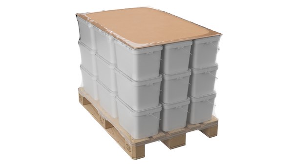 modelo 3d Palet envuelto con cubos - TurboSquid 2040764
