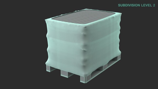modelo 3d Palet envuelto con cubos - TurboSquid 2040764