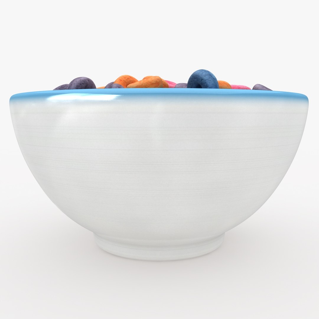 Realistic Cheerios Fruit 3d Model