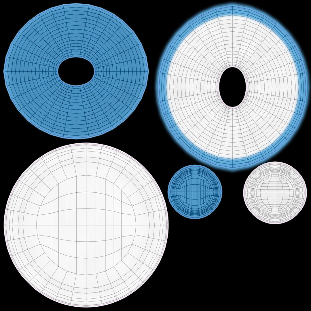 Realistic Cheerios Fruit 3d Model