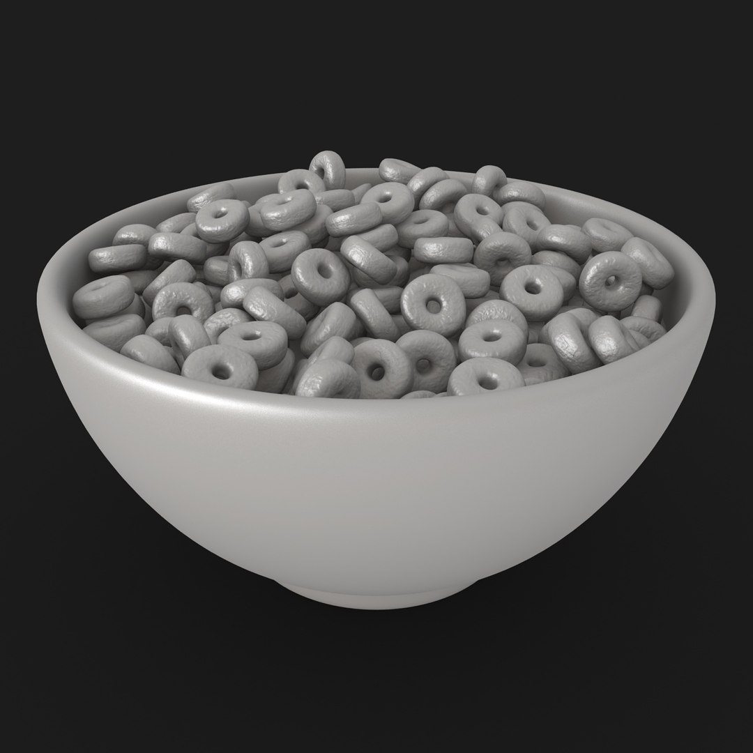 Realistic Cheerios Fruit 3d Model