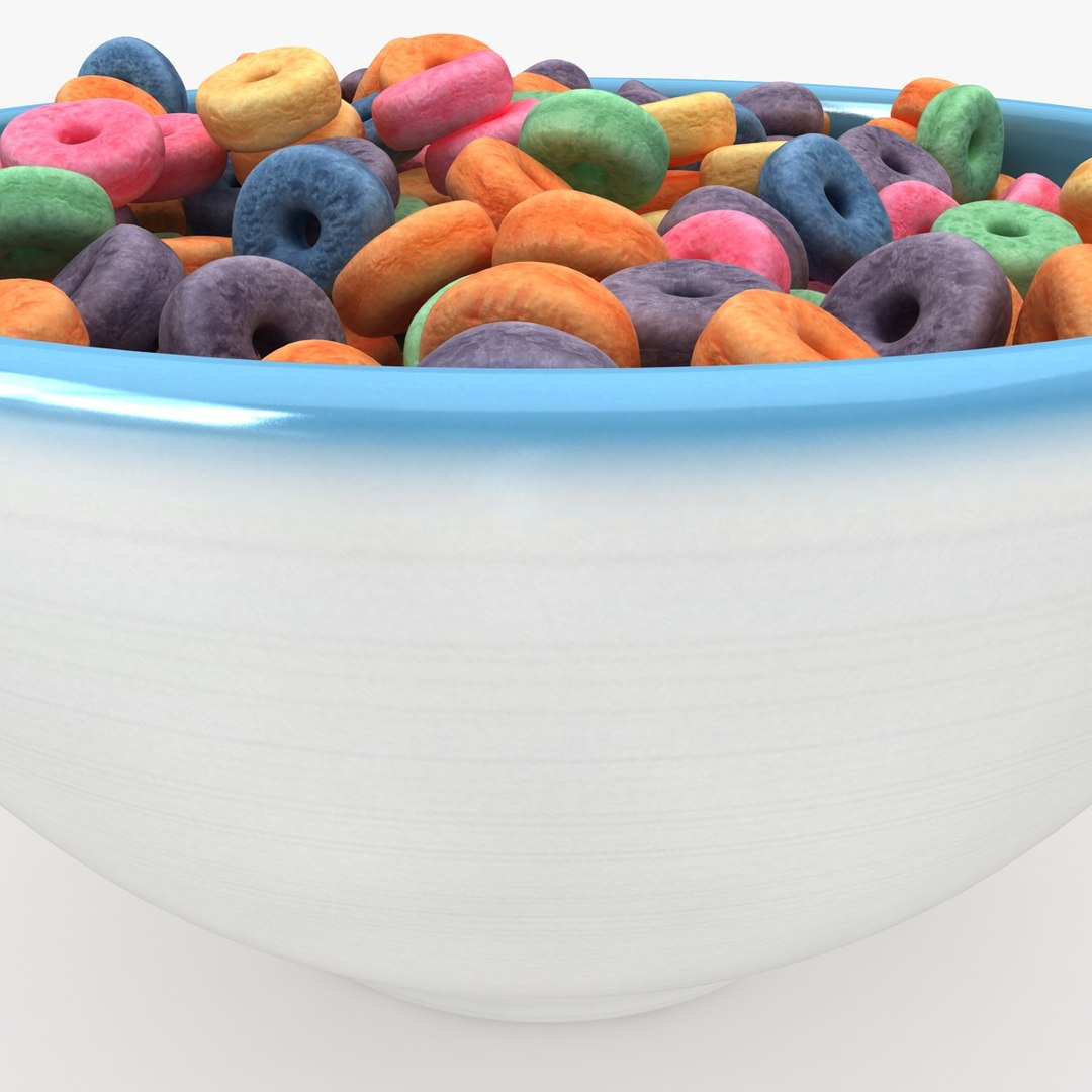 Realistic Cheerios Fruit 3d Model
